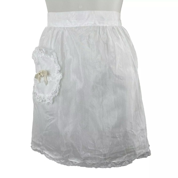 Vintage | Kitchen | Vintage Sheer Chiffon Lace Half Apron | Poshmark
